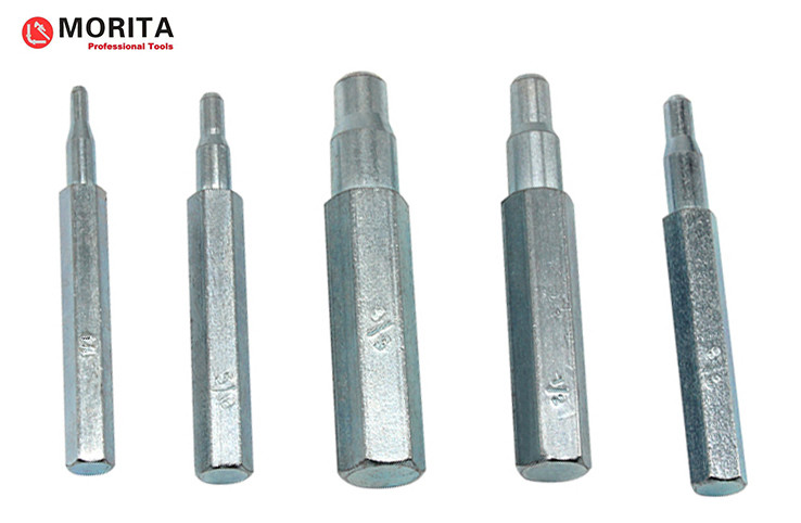 Swaging Punch Tool Set 5 Pce Copper Pipe Tube Expander 1/4",5/16",3/8 ...